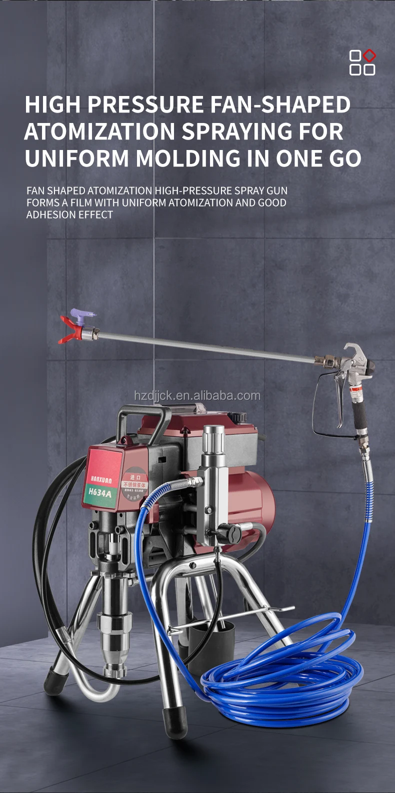 Hanxuan Professional Electric Plunger High-Pressure Sprayer
