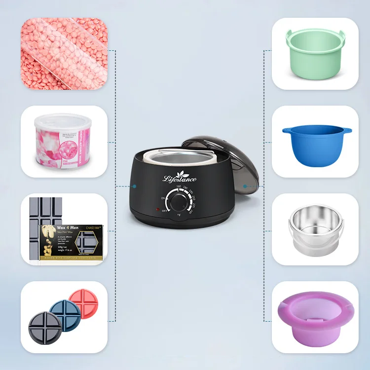 Lifestance Painless Oem Odm Body Wax Pot Waxing Kit Wax Warmer For Hair ...