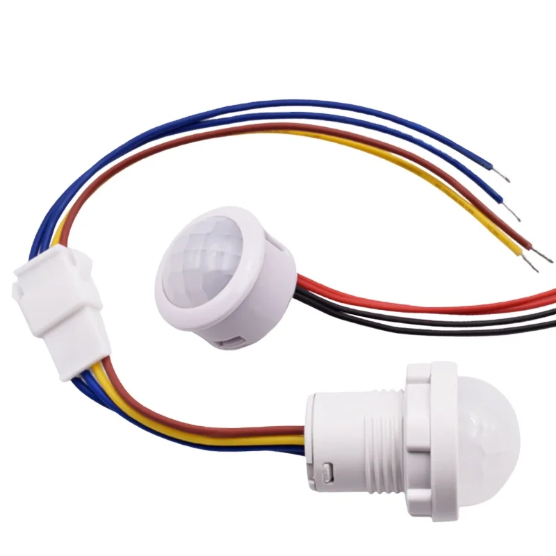12v 24v Dc 110v 220v Ac Mini Ceiling Pir Infrared Motion Detector Human ...