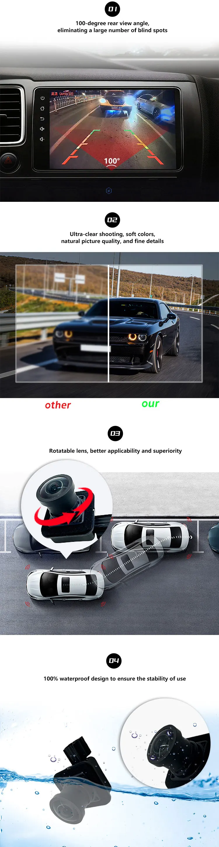 360 Degree Bird View System Car Security Camera 670100888 Car Parking ...