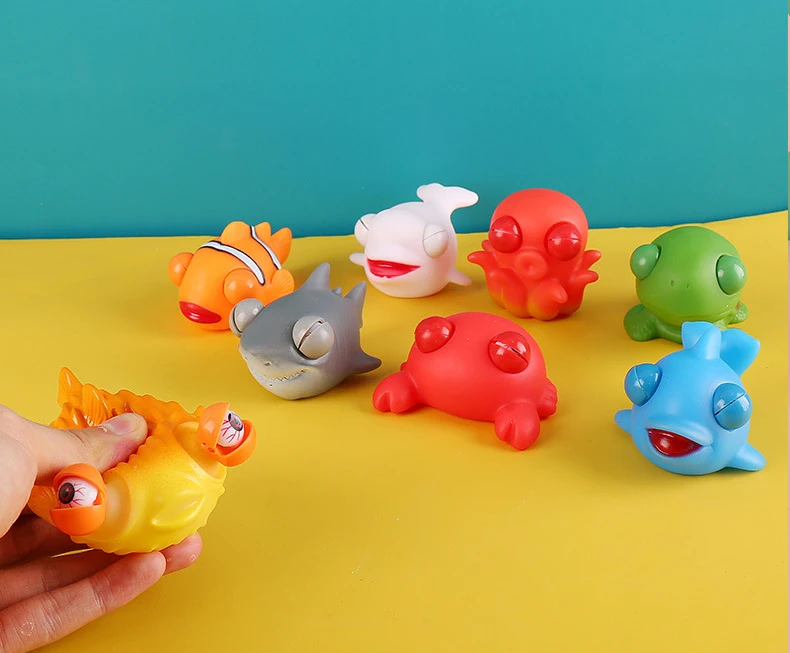 S198 Marine Animal Sunny Cute Colorful Fish Novelty Toy