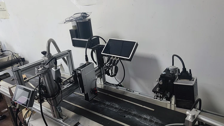 DOD piezo head UV curable ink inkjet printer machine coding GS1 barcode ...