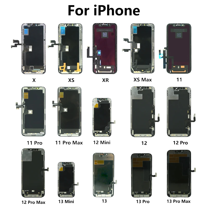Factory Price Mobile Phone Lcd For Iphone 11 12 13 14 X Xs Xr Lcd For ...
