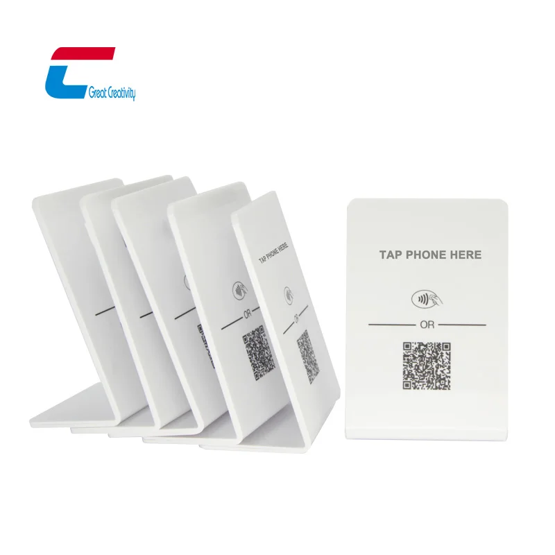Customized NFC Stand with QR Code for Google Reviews