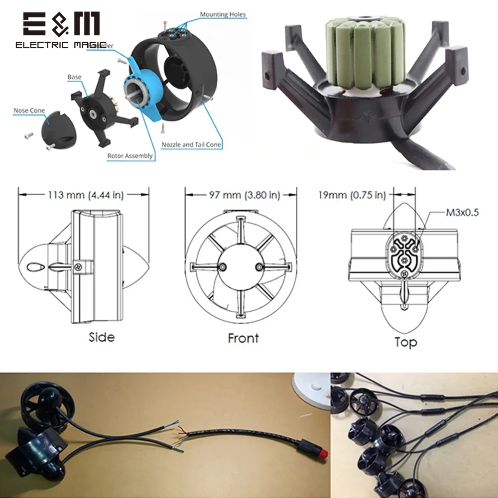 ROVMAKER T200 Underwater Propeller - Unmanned AUV Motor