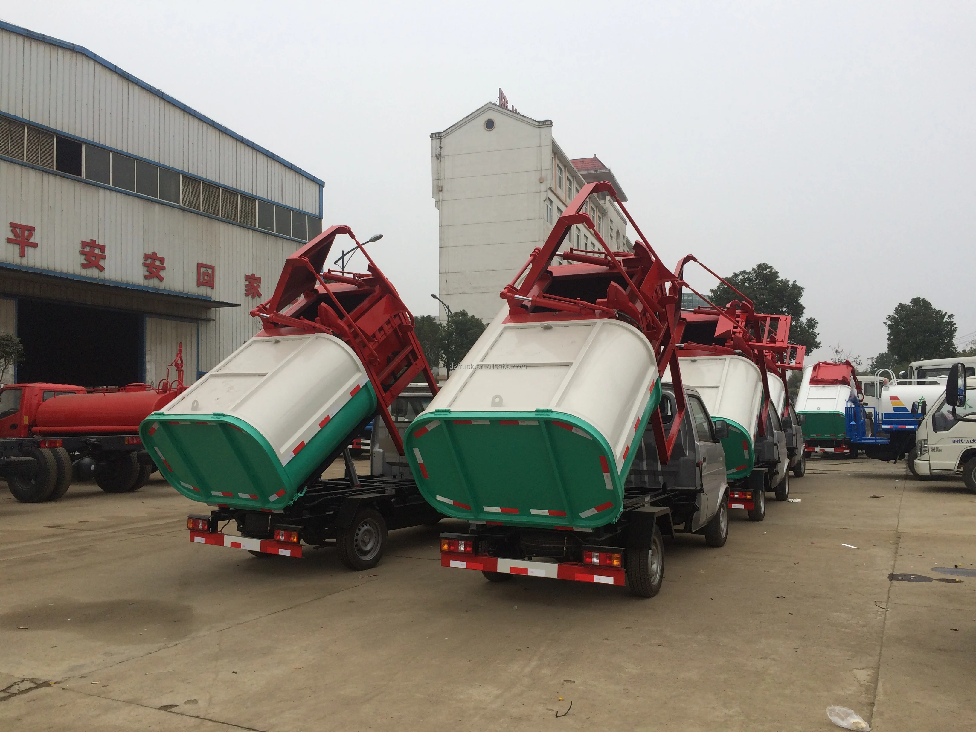 2 Tons Small Capacity Garbage Trucks for Sale| Alibaba.com
