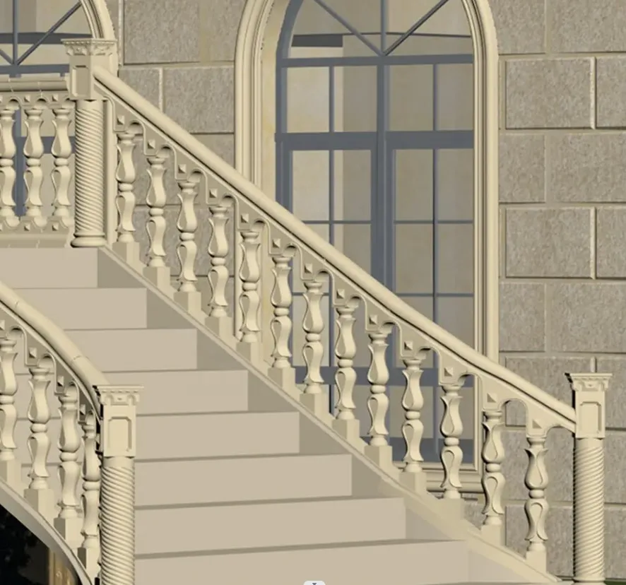 Durable Concrete Casting Molds for Baluster Handrail Fences