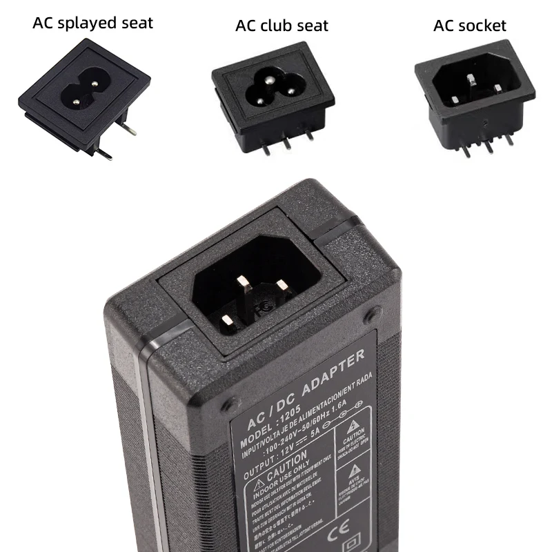 Dc Power Supply Adapter 12v 3a For Led Strip Lights & Projectors - Oem