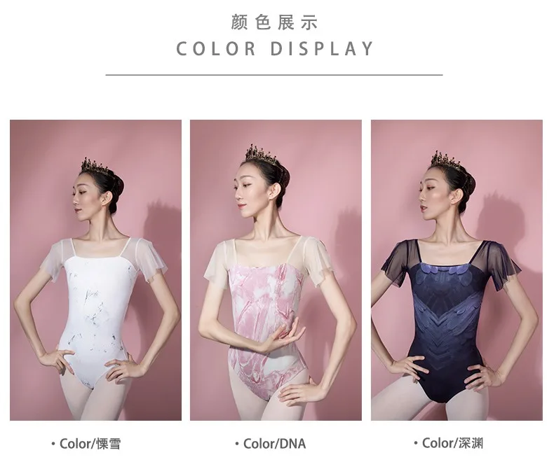 Rhinestone Ballet Gymnast Girls Performance Wear Stage Dance Wear