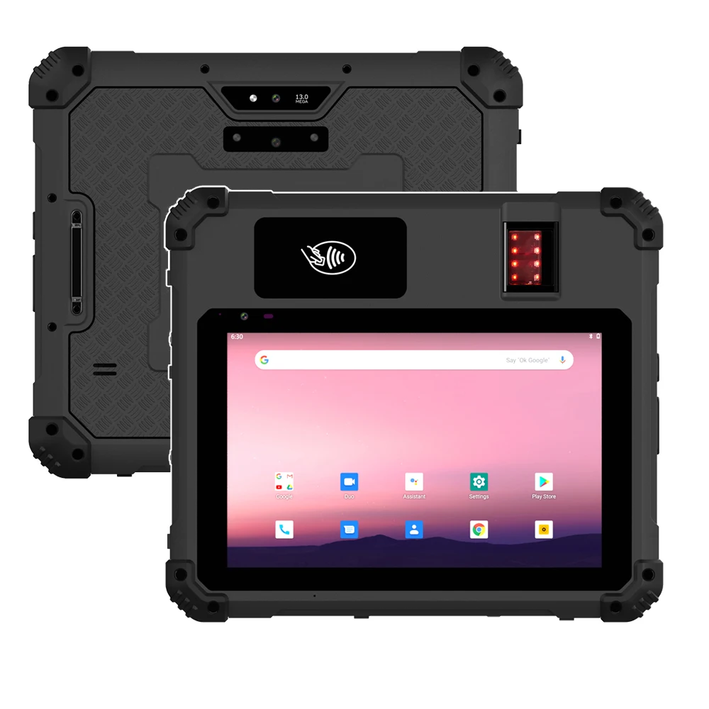 Rugged Android Tablet with 4G LTE, 4GB RAM, and Biometrics