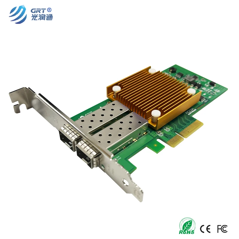 Intel I350am2 Based 1gbe Dual Ports Sfp Pcie Server Adapter - Buy X710 Network Card 1gbe Dual ...