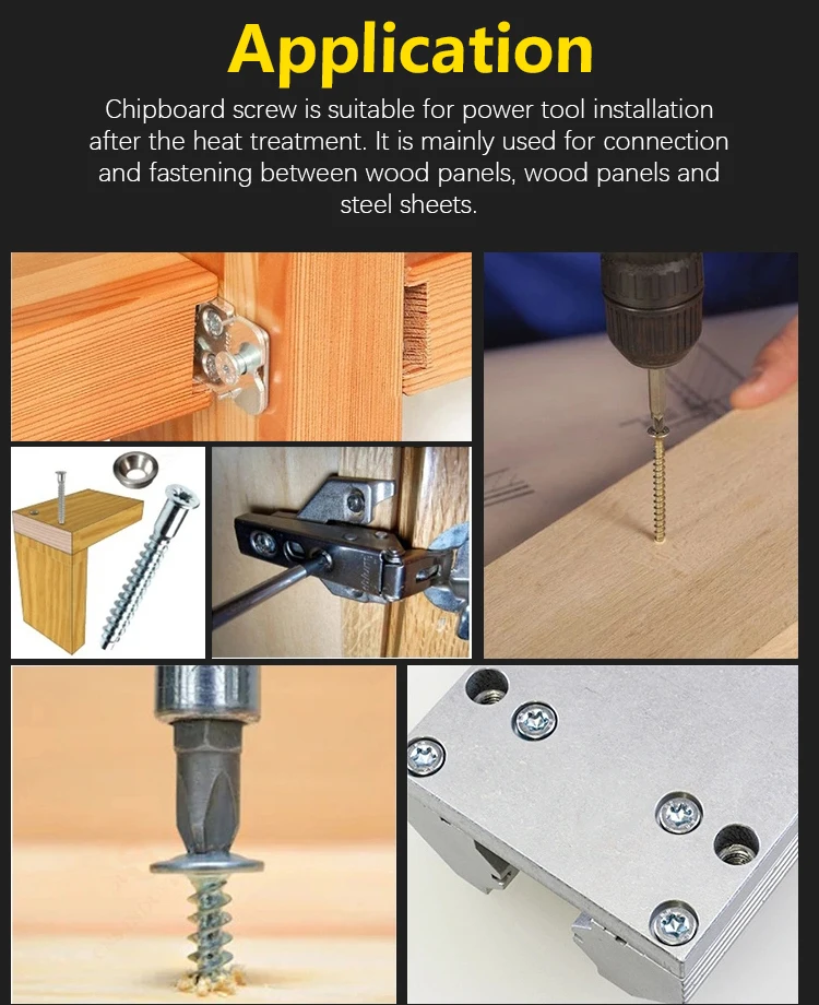 High Quality Chipboard Screws - Pozi Csk Serrated Thread