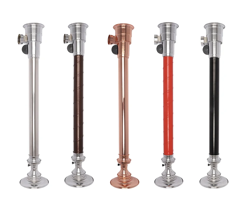 PINNOVO BBQ Grill Smoker Stainless Steel Smoke Exhaust Pipes