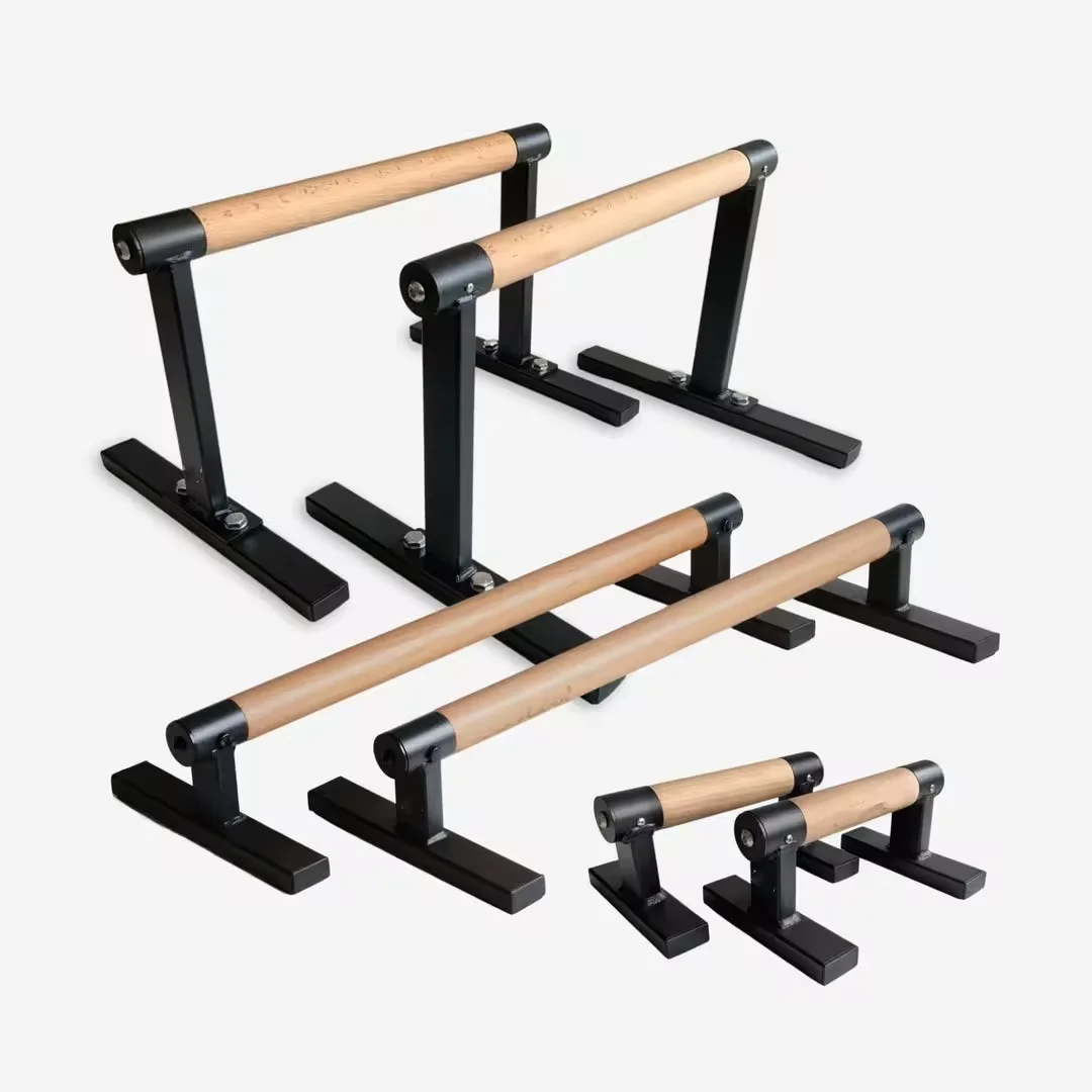 Push-up Stand Wood Pushup Bars Wooden Parallettes Push up Handle Stands ...