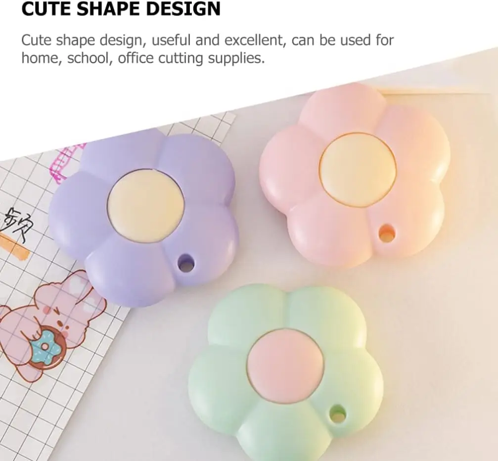 Mini Retractable Utility Knife Cute Retractable Box Cutters For Office ...