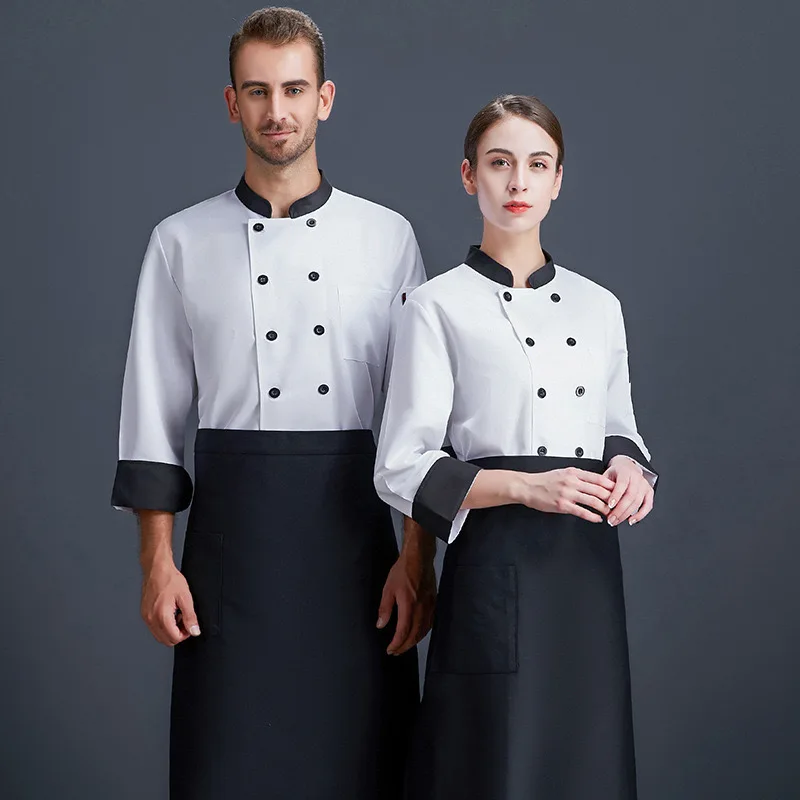 Hospitality Catering Staff Waiters Chef Uniforms Polyester Customized ...