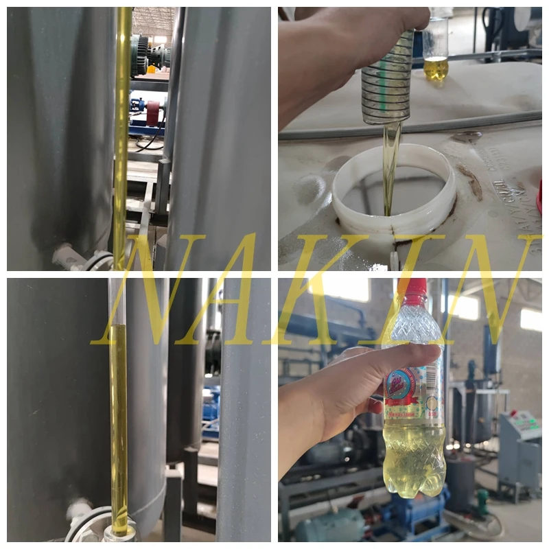 Black Motor Oil Purification with High-Efficiency Refine Waste Engine ...