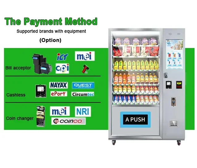 DS Combo Vending Machine - Best-Selling Europe Drink Snack Machine