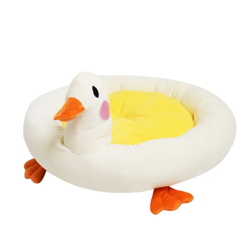 Very Cute Dogs Pet Beds Luxury Warm Cute Duck Shape Large Dog Pet Beds ...