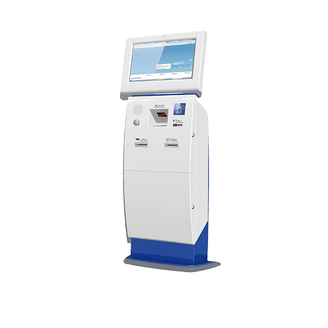 Outdoor Touch Screen Self Service Ticket Vending Kiosk Machine With ...