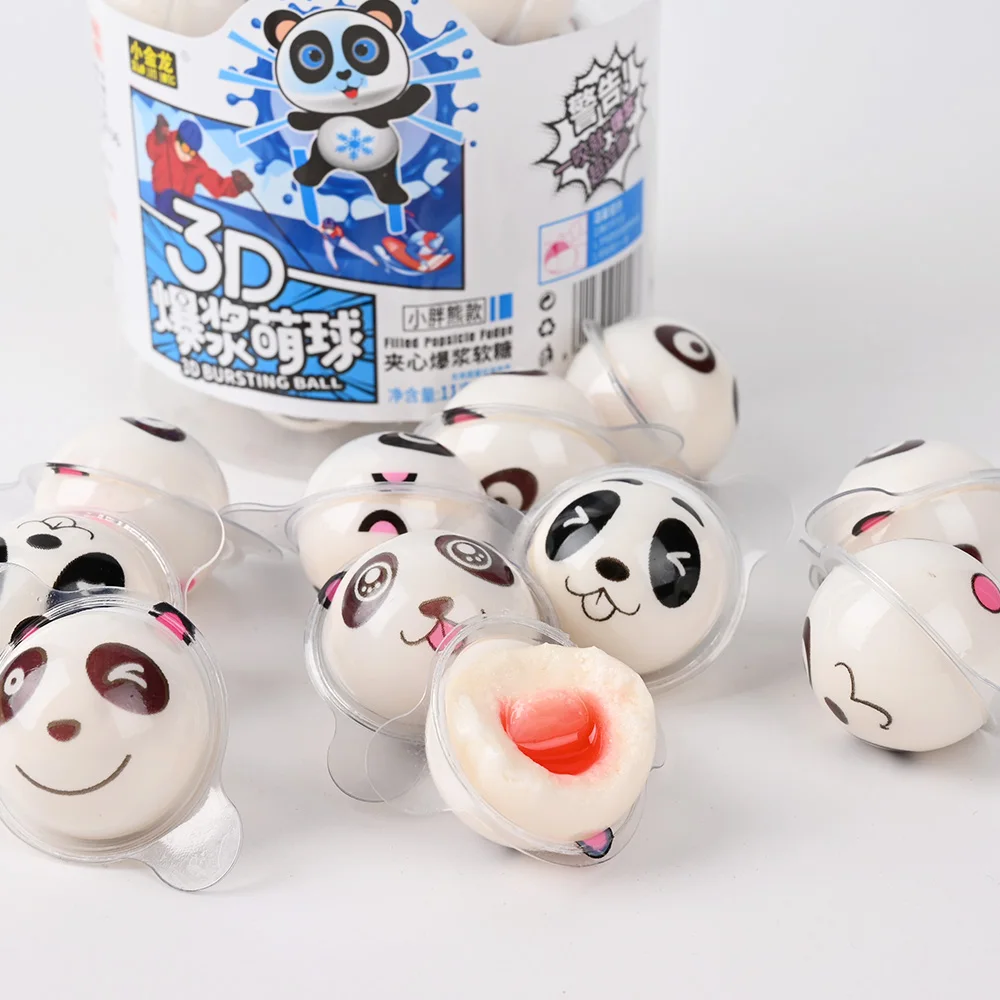 Creative Candy 3d Cute Ball 11g Explosive Jelly Sandwich Soft Candy ...