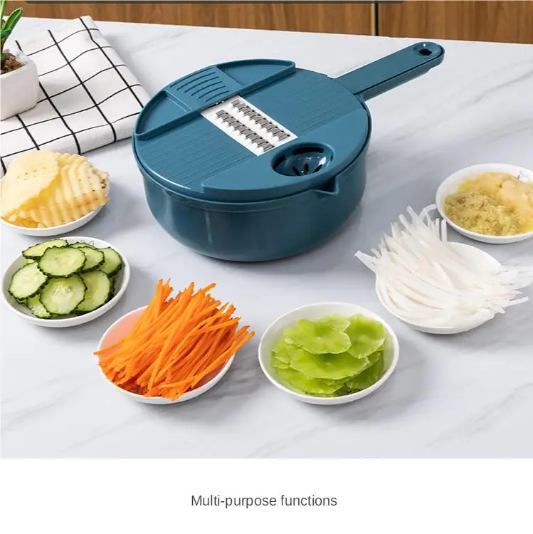 12 In 1 Vegetable Chopper Kitchen Accessories Multifunctional Mandoline ...