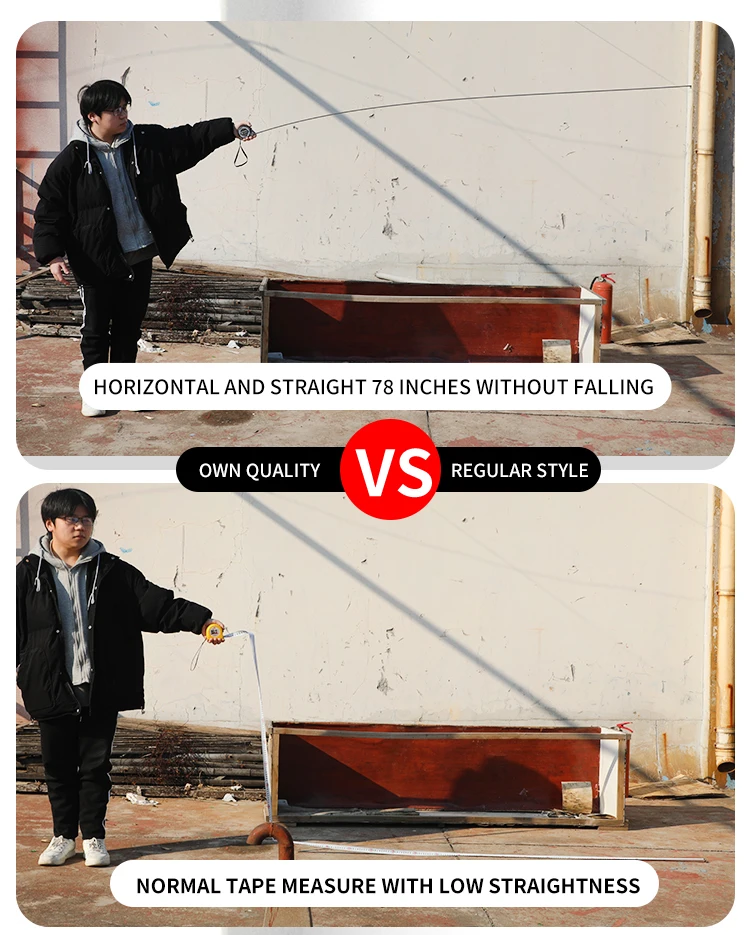 Heavy Tool Construction Ruler Retractable Ruler Steel Tape Body Novel ...