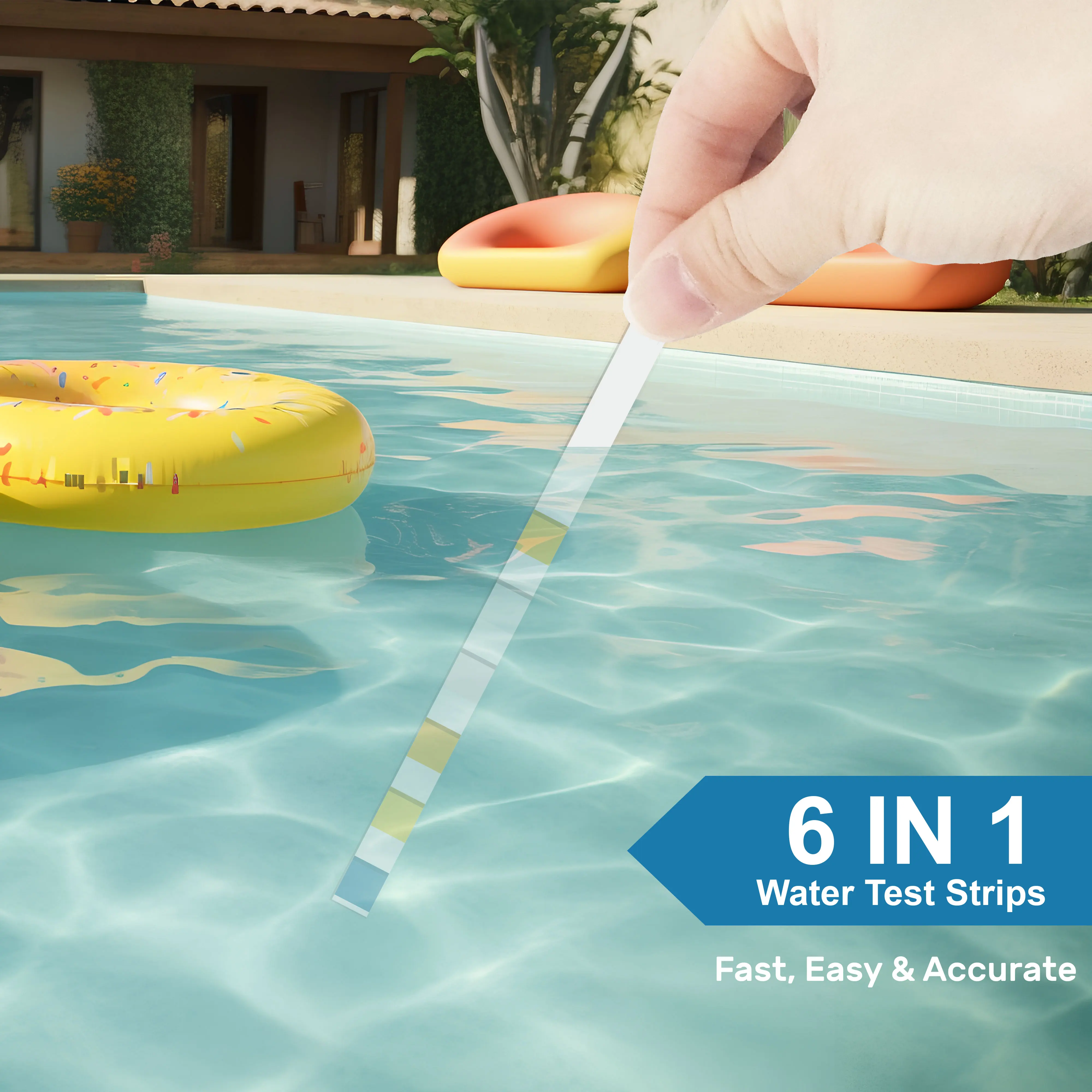 7-in-1 Accurate Pool Test Strips Hot Tub Spa Quick Pool Water Testing ...