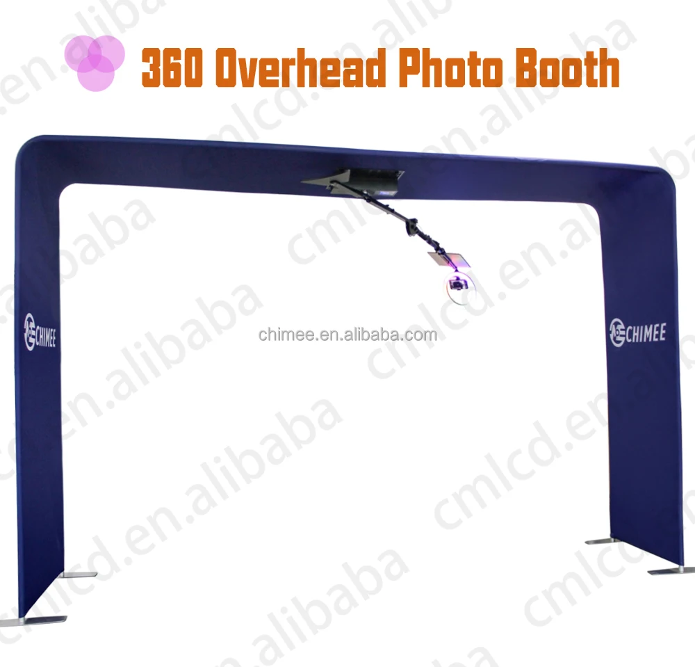 360 Overhead Spinner 360 Video Booth Rgb Ring Light Selfie 360 Degree ...