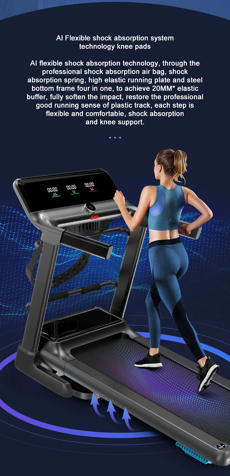 New Arrival Fitness Equipment Sports Gym Running Machine Electric ...