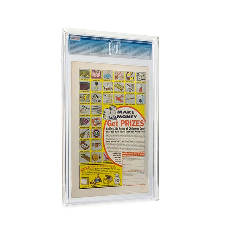 Yageli UV Resistant Acrylic Comic Book Grading Cases