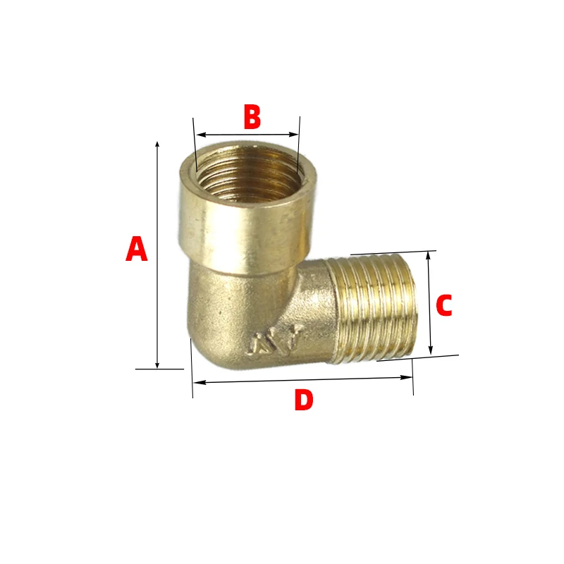 Elbow Adapter Metal Adapter Female /male Thread Adapter Brass Material ...
