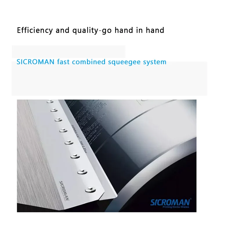 Enclosed Chamber Doctor Blade Flexo Printing Machine Ink Scraper - SICROMAN
