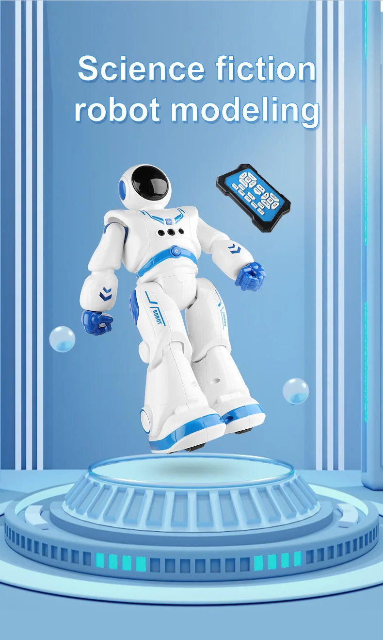 Talking Robot Electronic Walk Gesture Remote Control Induction Robots ...