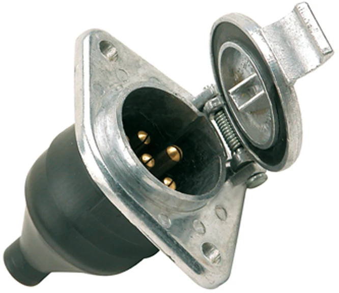 拖车用24v圆形金属插头插座欧式铝7针插头金属型连接器 - Buy 7p Plug金属24v N型,7道拖车插头,拖车电气插头和插座 ...