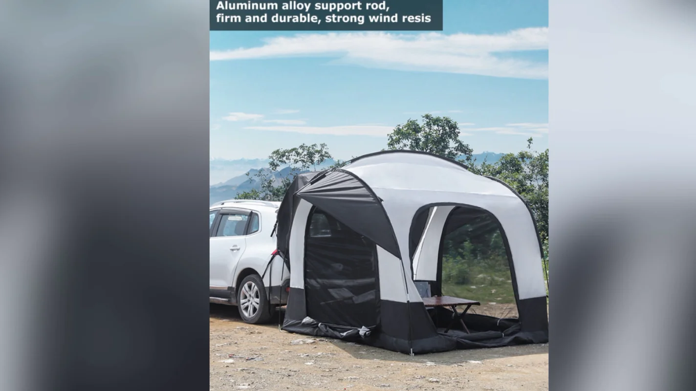 Outdoor Gear Foldable Connectable Tailgate Tent Aluminum Camping Suv ...