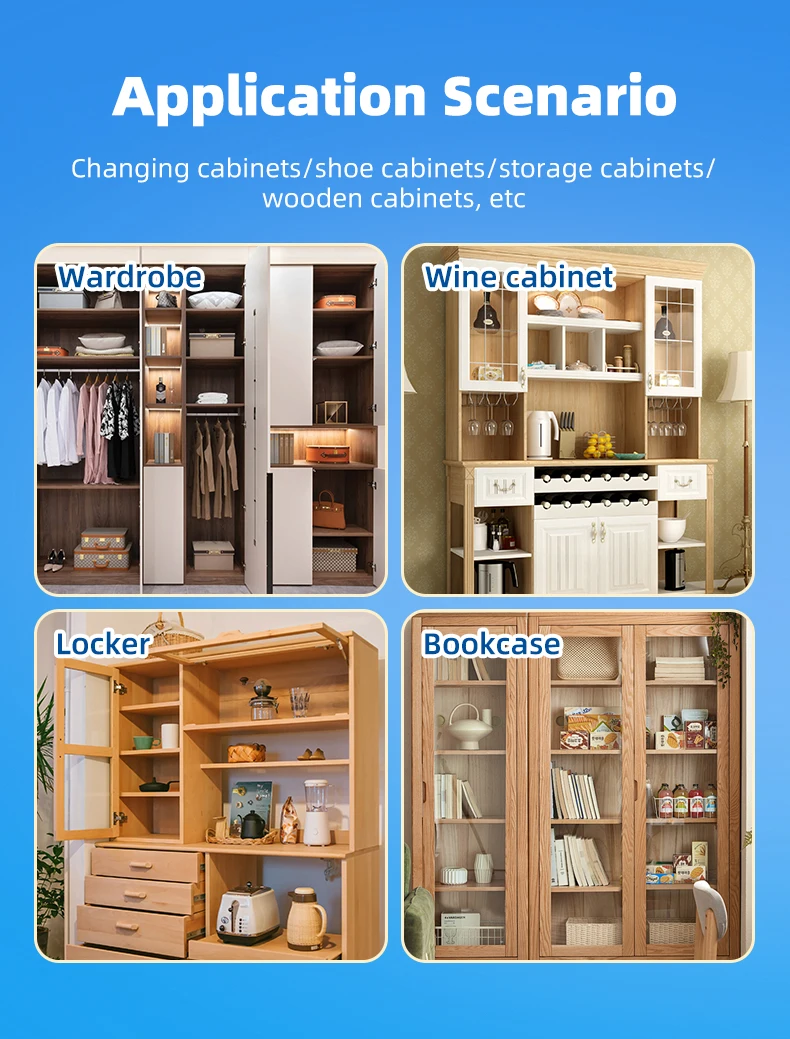 Traditional Metal Cabinet Hinge Two Way with Hook for Bedroom and Home ...