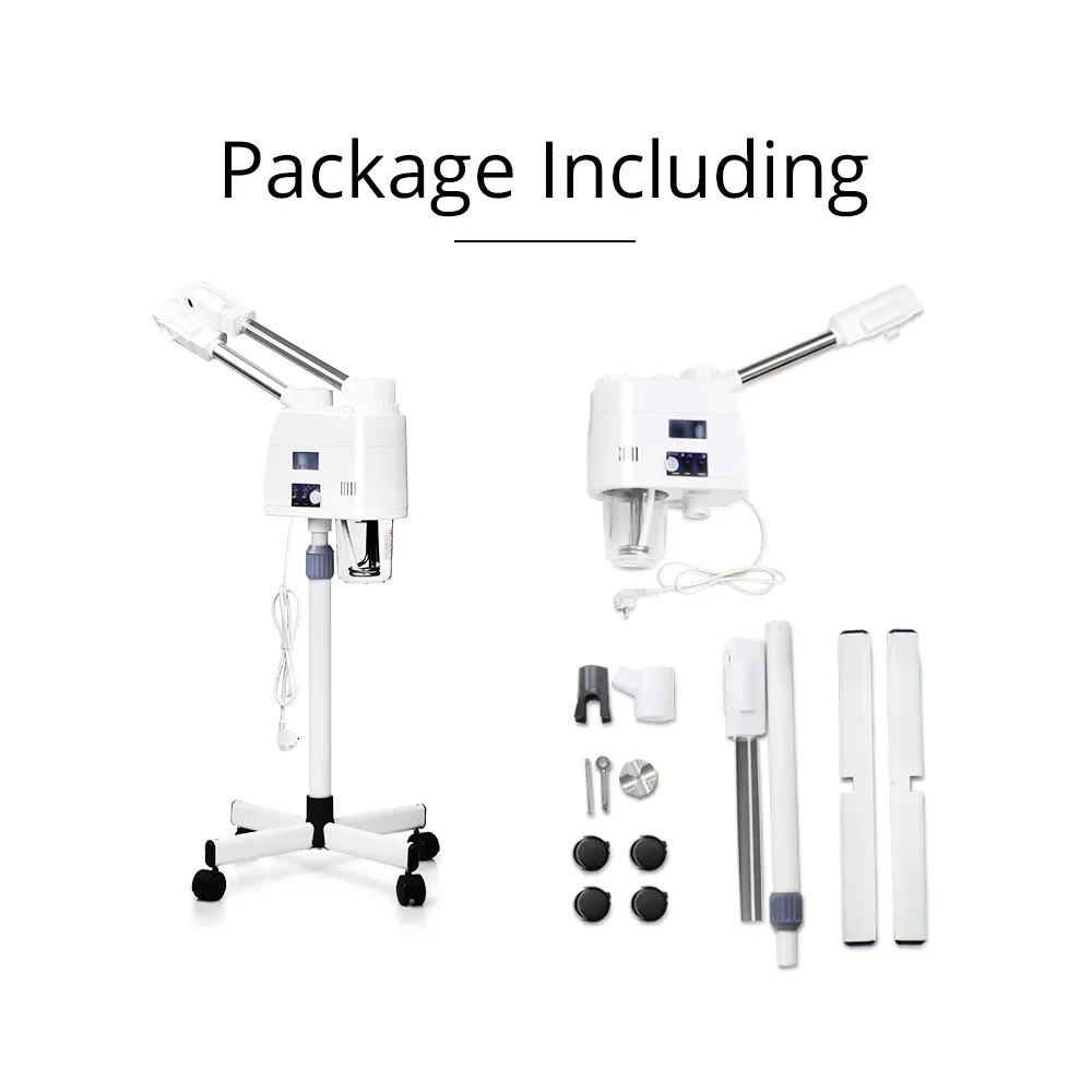 Hot Cold Ozone Vaporizer Facial Steamer Professional 2 in 1 Skin Beauty ...