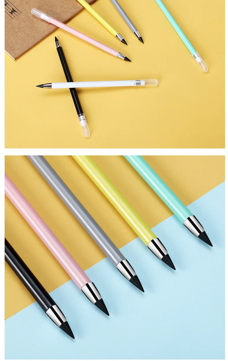 Inkless Pencils Eternal Replaceable Head Infinite Pencil Portable ...