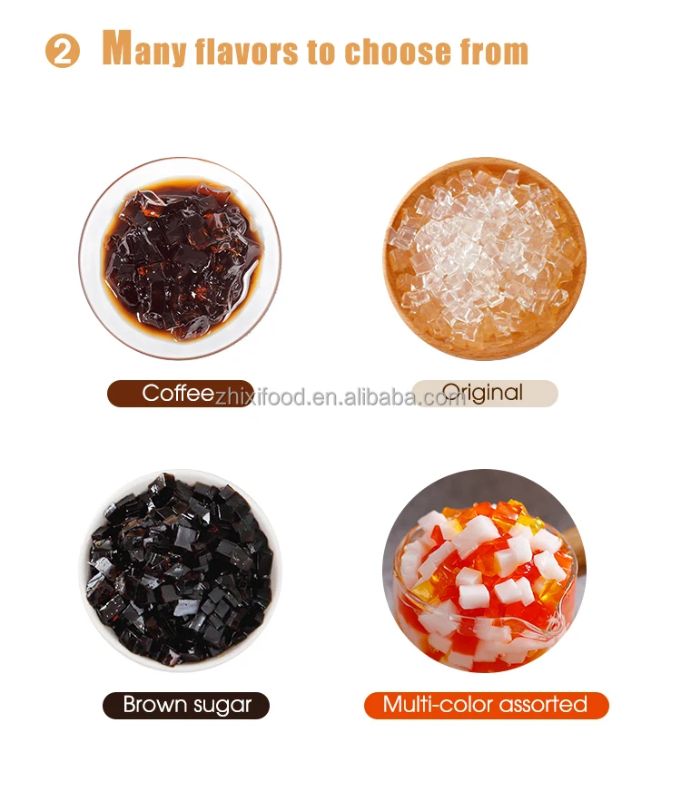 2kg Original Konjac Jelly Topping for Ice Cream & Bubble Tea