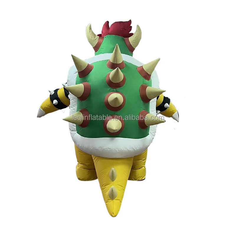 Funny Cartoon Character Cosplay Suit Inflatable Bowser Turtle Mascot ...