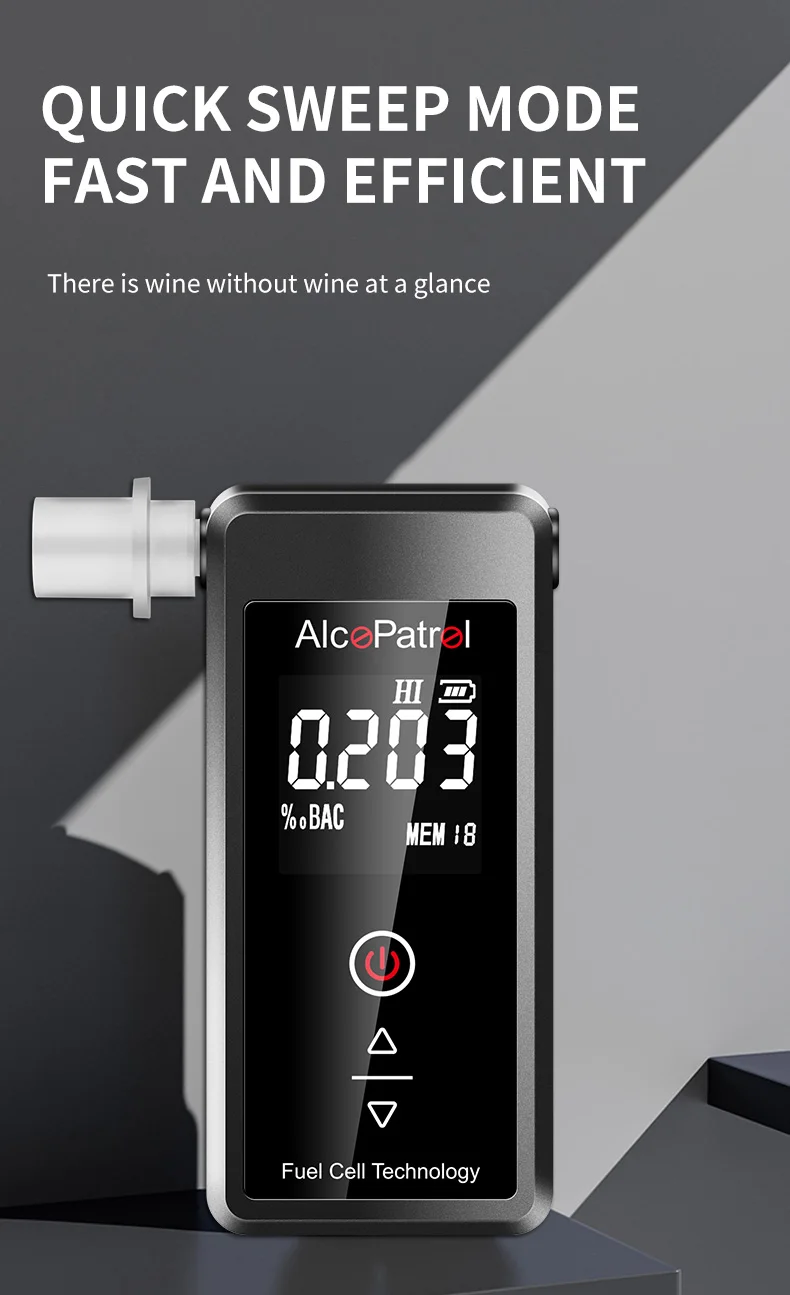 011-2 Personal Self Test Breath Alcohol Tester - Alcopatrol