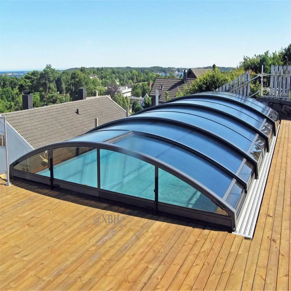 Durable Glass Pool Enclosures - Winter Garden House Cover