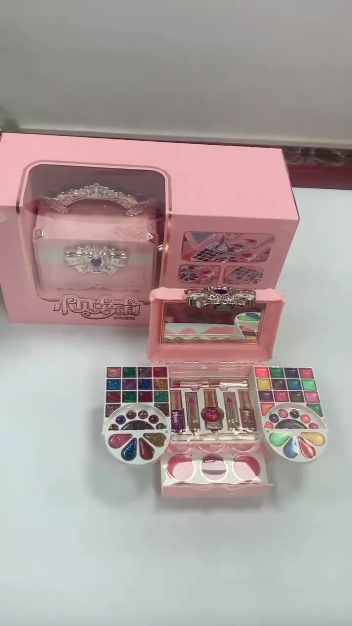 Kids Toys For Girls Child Play Real Makeup Set Kids Cosmetics Set ...