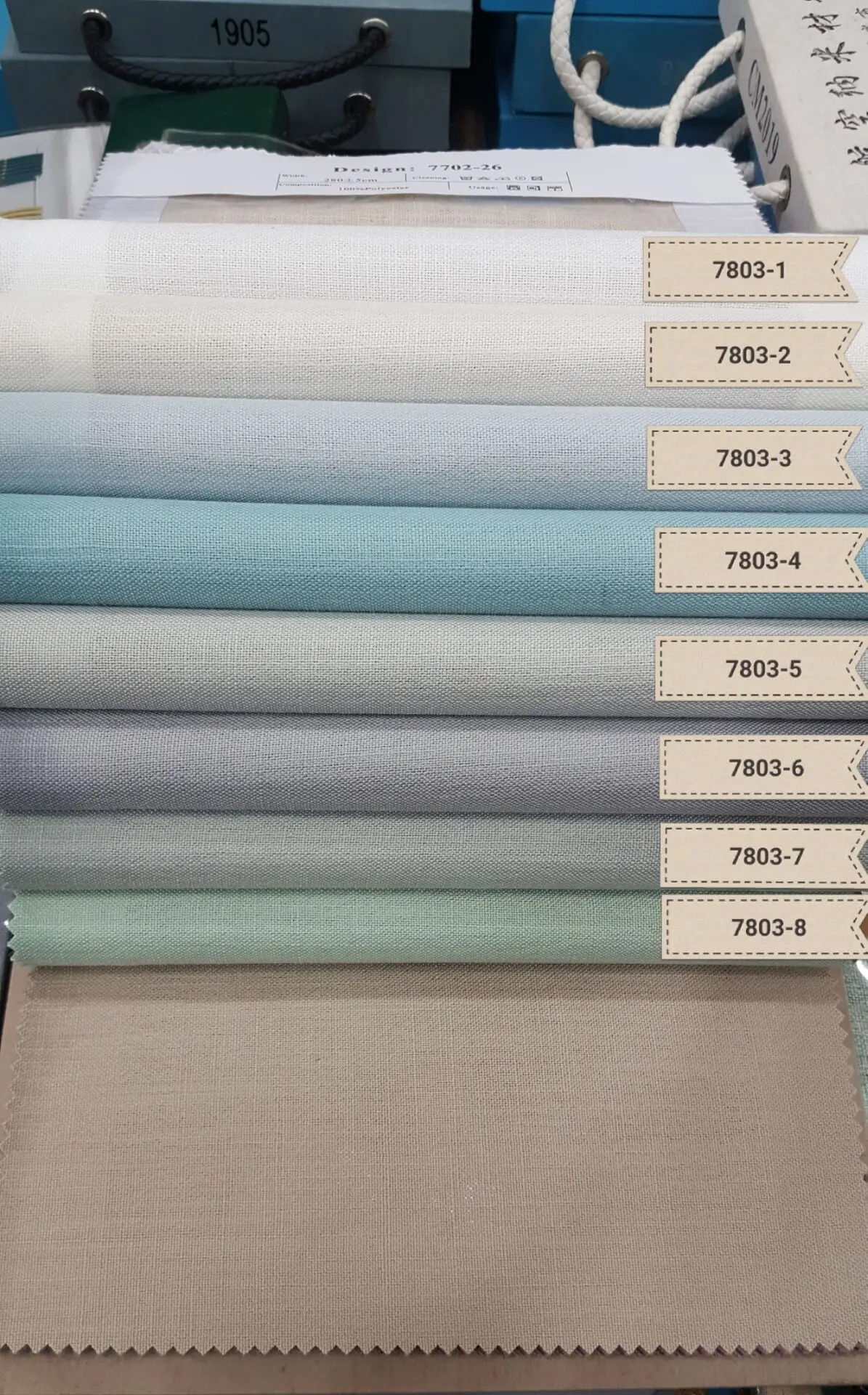 Natural Linen Conference Room Curtains for Dubai Windows