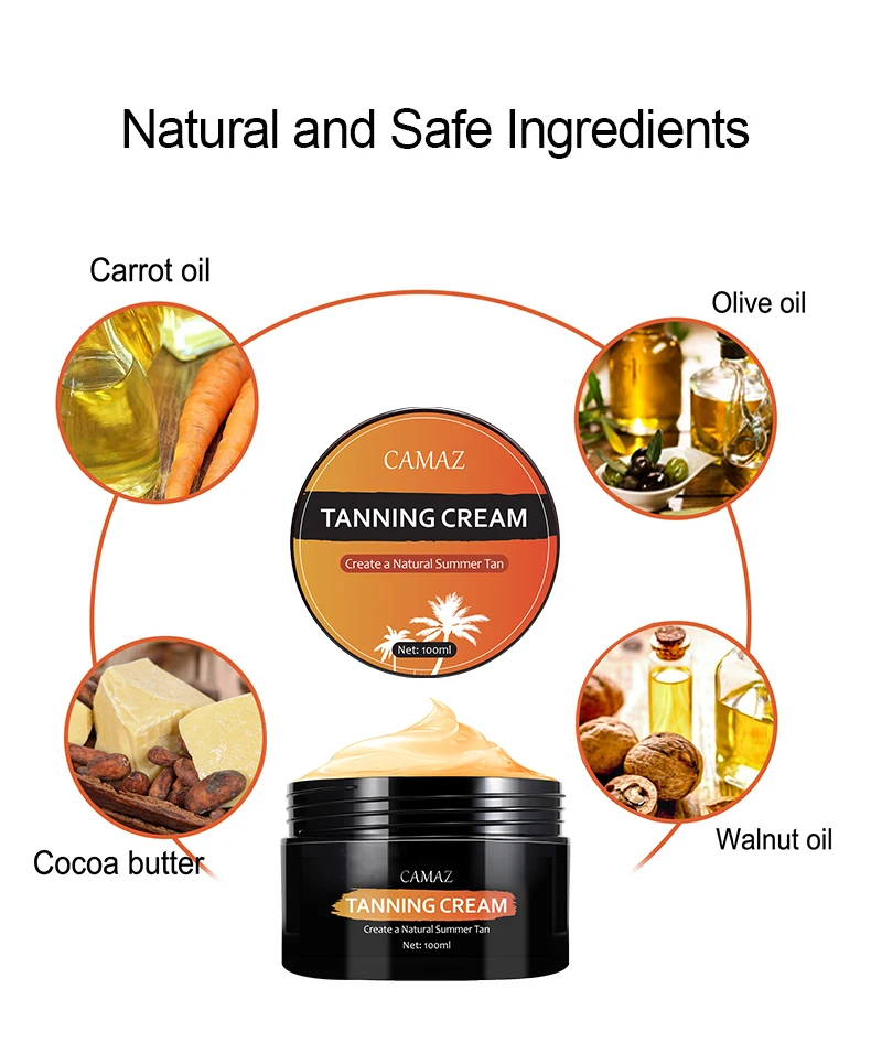 100ml Private Label Custom Logo Natural Accelerate Sun Self-tanning Gel ...