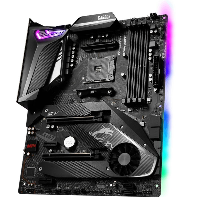 MSI MPG X570 GAMING PRO CARBON WIFI - Ultimate Gaming Motherboard