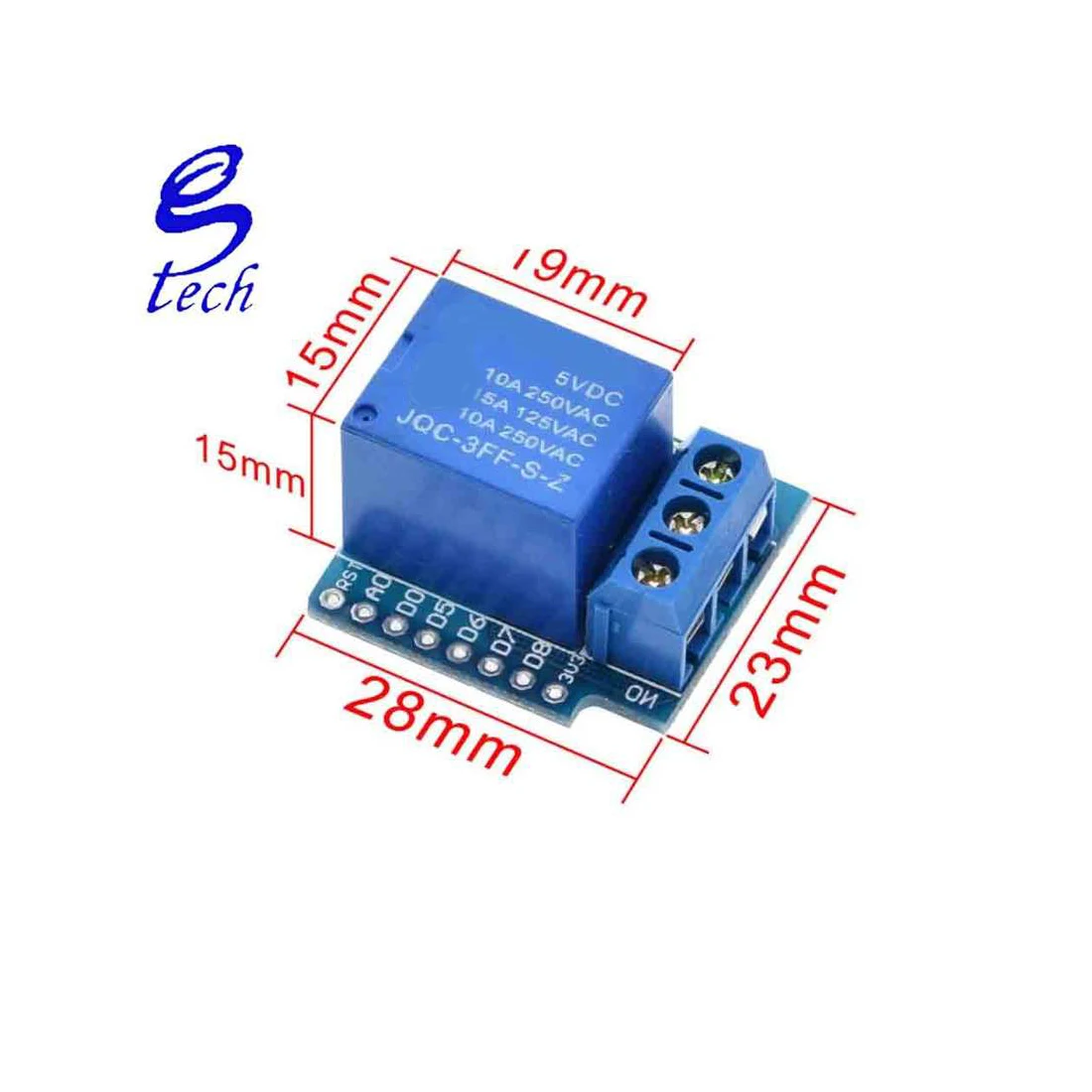 High quality 1 Channel Relay Shield V2 Version 2 For WEMOS D1 Mini ...