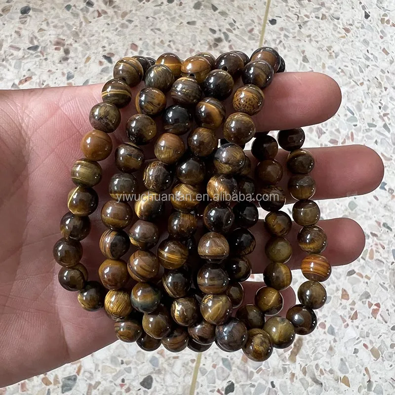 Grosir Batu Alam Kuarsa Kristal Manik-manik Gelang 6mm 8mm 10mm Batu ...