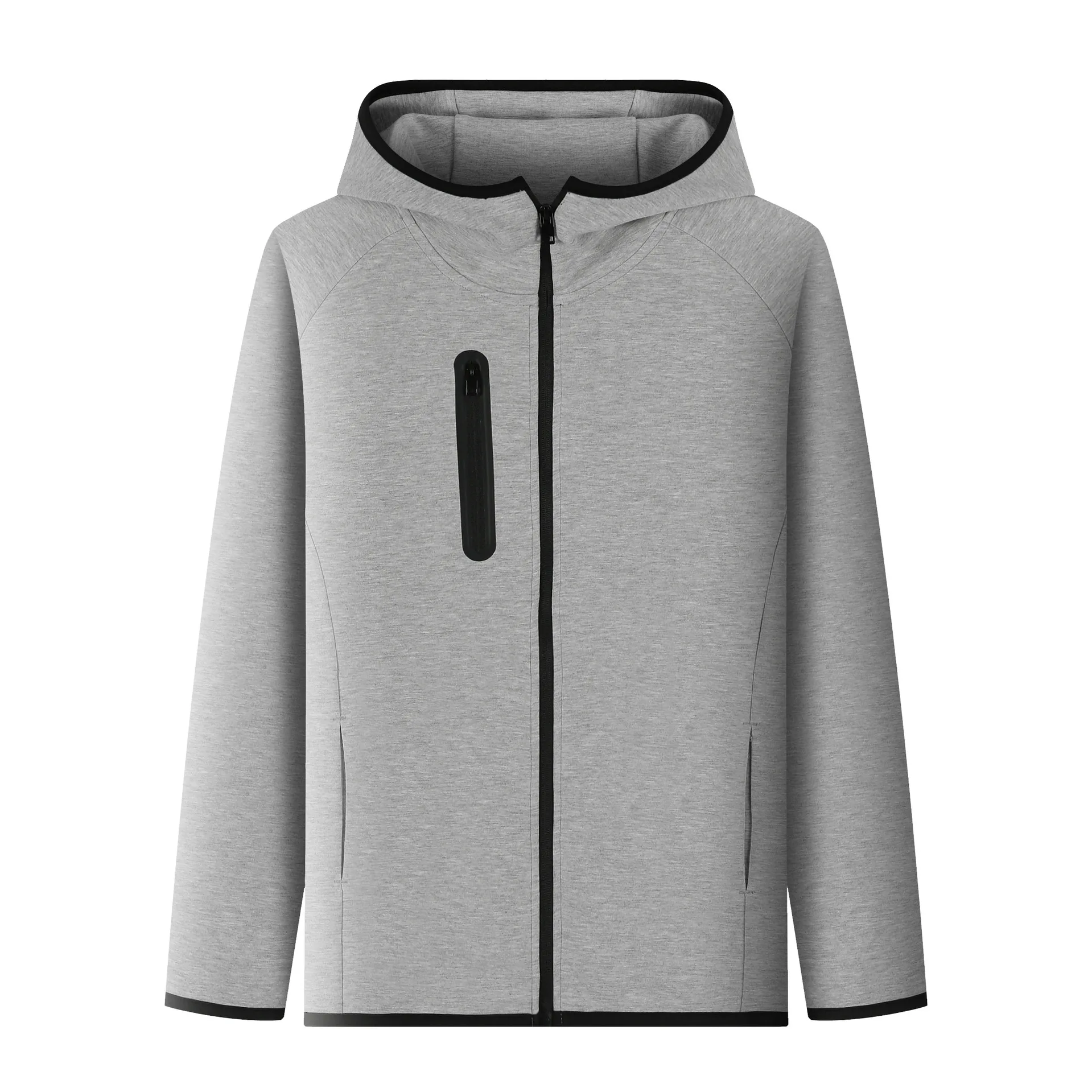 Customizable Logo 100% Cotton Long Sleeve Men Hoodies Sweatshirt Red ...